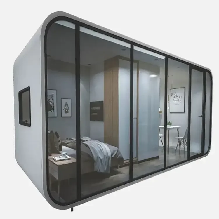 Modern Design Prefab Houses Living Room Garden Pod Living Container ...