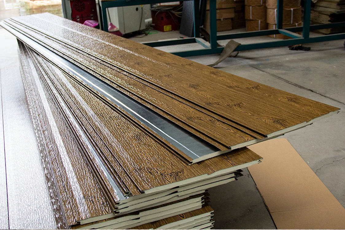 Polyurethane Building Boards For Walls And Roofs Insulated Pvc Uv ...