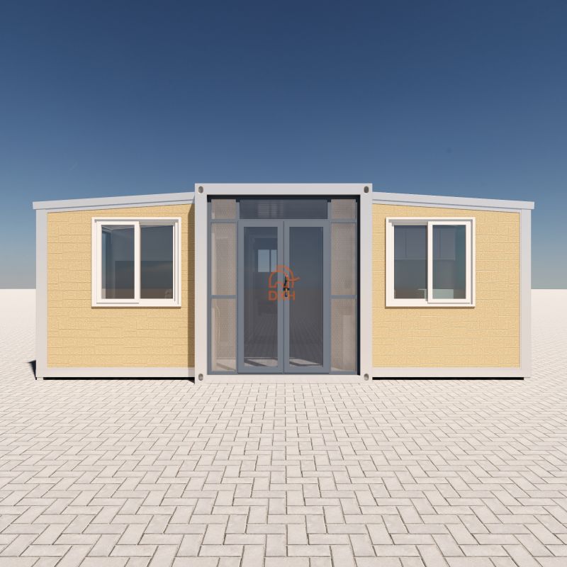 DXH Luxury 20ft Expandable Container House with 2 Bedrooms 1 Bathroom ...