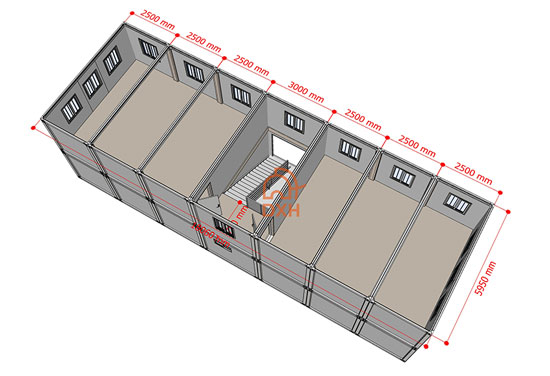 Prefab Container School Building | DXH Container
