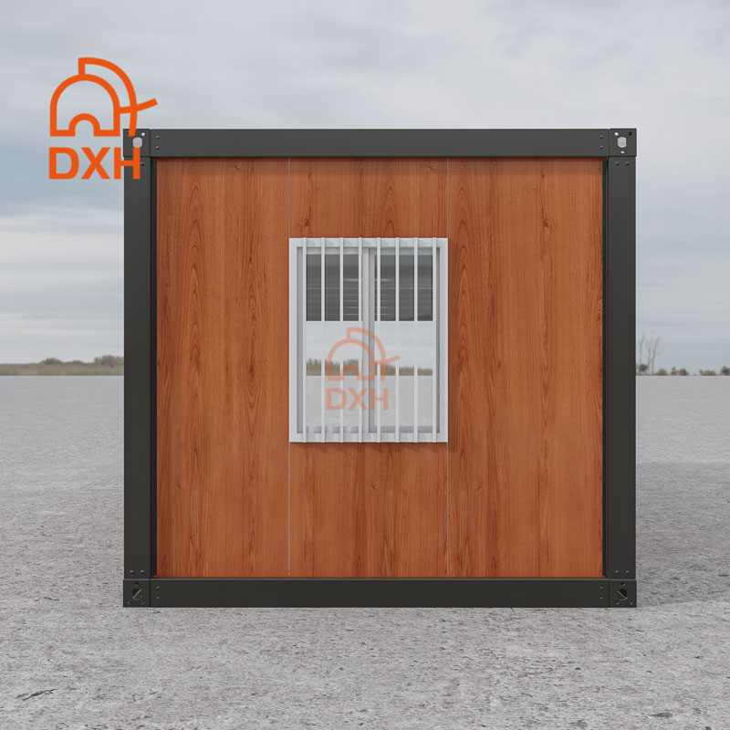 Wood Grain Finish Container Garage | DXH Container