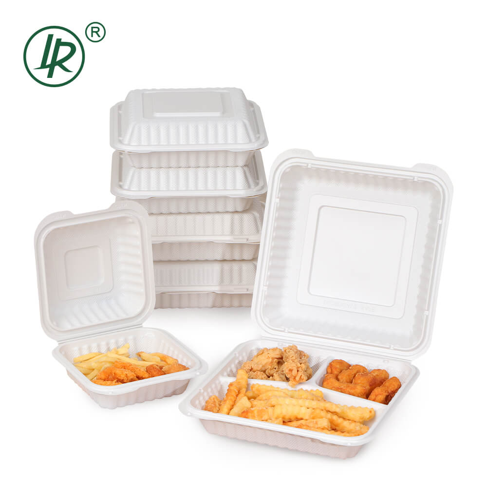 Clamshell Take Out Containers Hinged MFPP Containers | Lrpacking