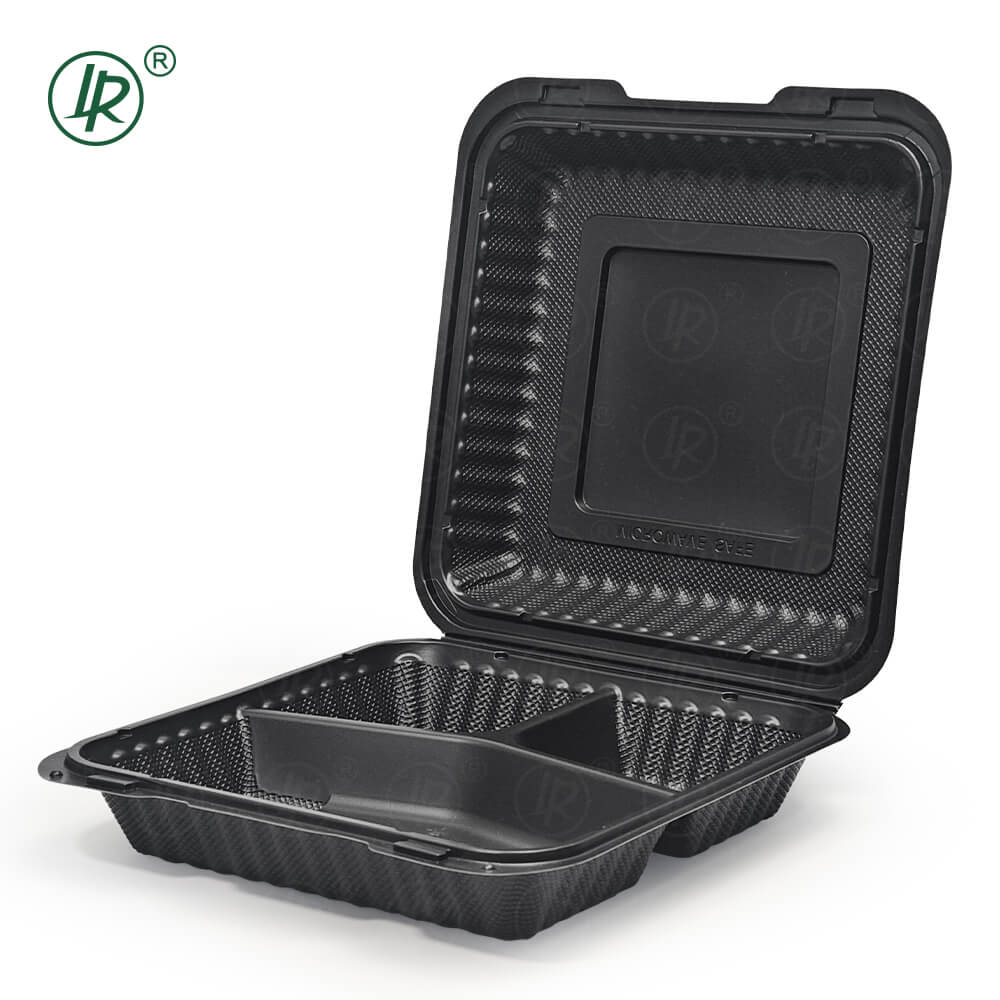 Black Plastic to Go Containers Bulk Supply | Lrpacking