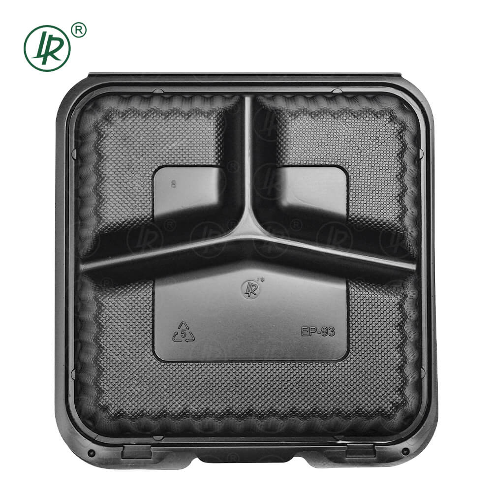 Black Plastic to Go Containers Bulk Supply | Lrpacking