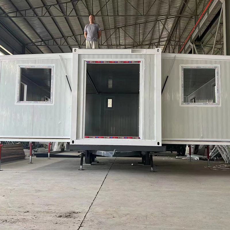 Expandable Container House with Trailer 20' Steel Container Tiny House ...
