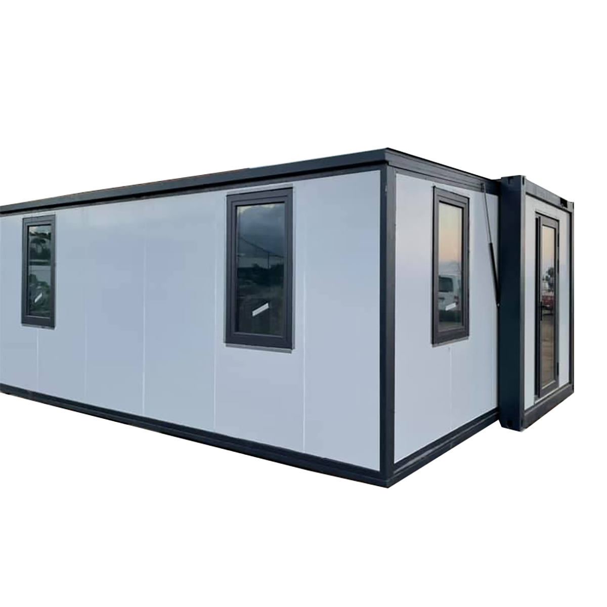 Luxury Fiberglass Sandwich Panel Bamboo Prefabricated Homes Steel Frame ...