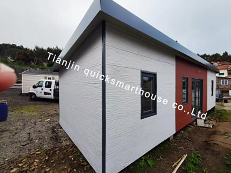 Luxury Fiberglass Sandwich Panel Bamboo Prefabricated Homes Steel Frame ...