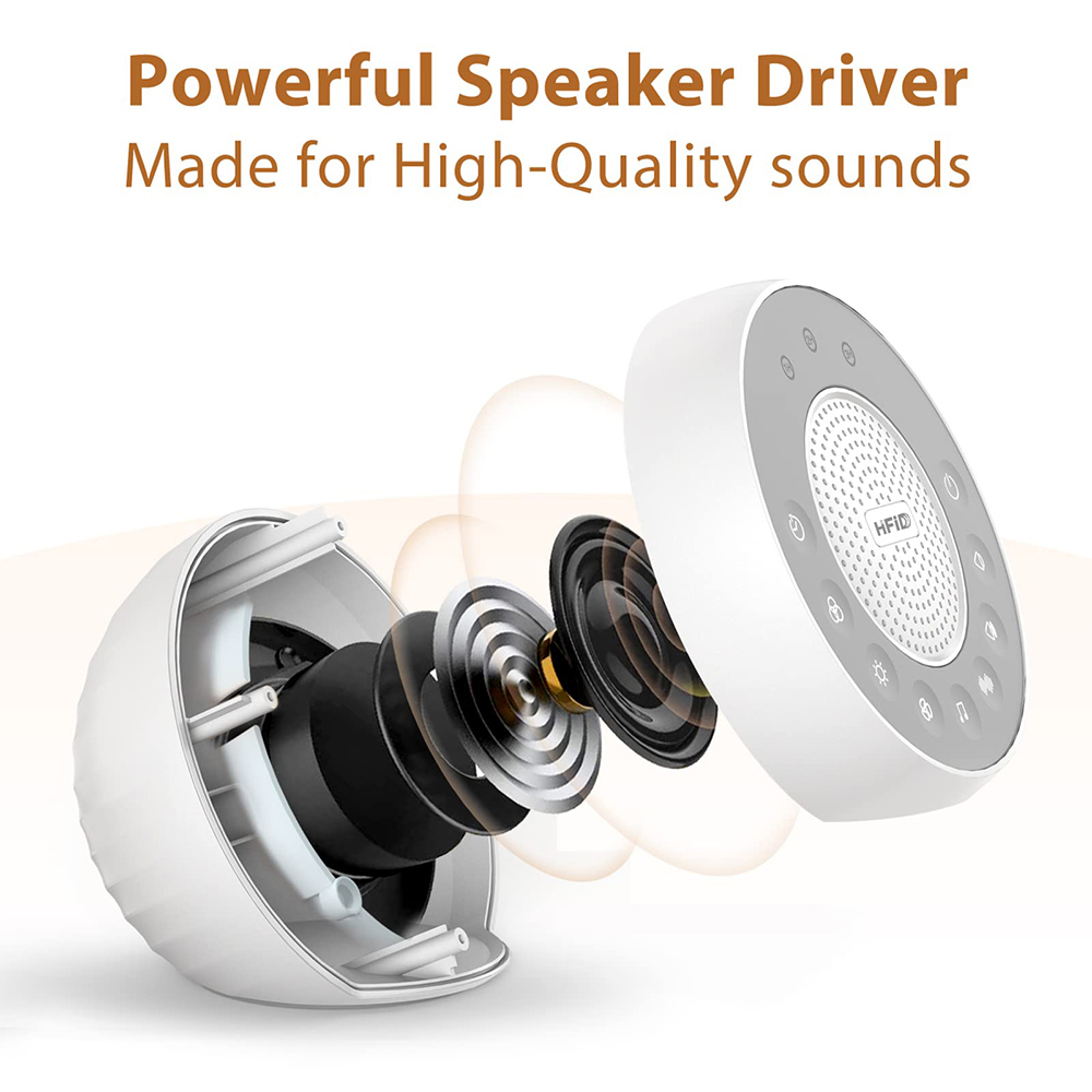 Hi-FiD White Noise Machine Sleep Bird Sounds Machine HFD-W05 - Hi-FiD