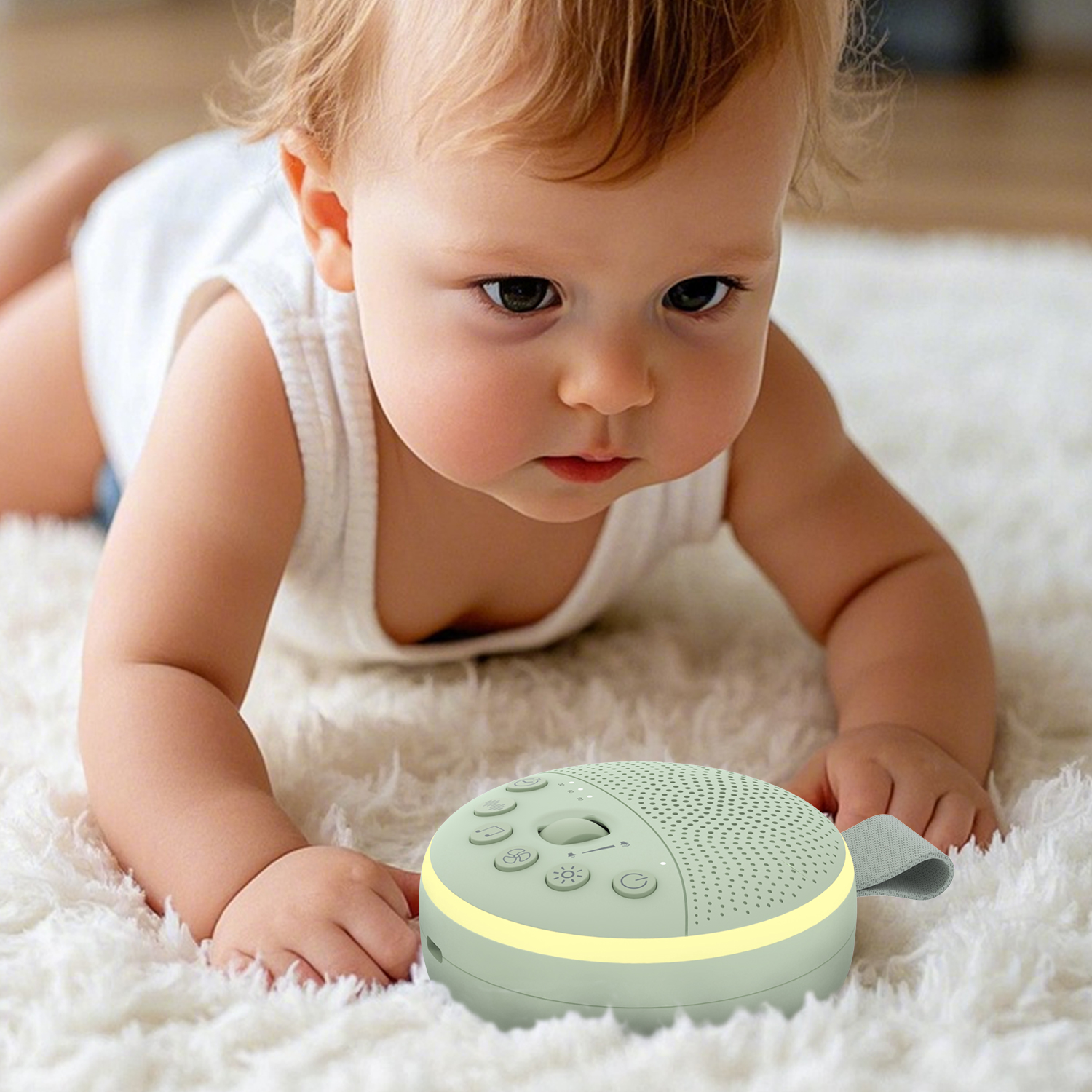 เครื่องเสียง Hi-Fid Baby 2025 เครื่องเสียงเสียงสีขาวพร้อมไฟกลางคืน HFD ...