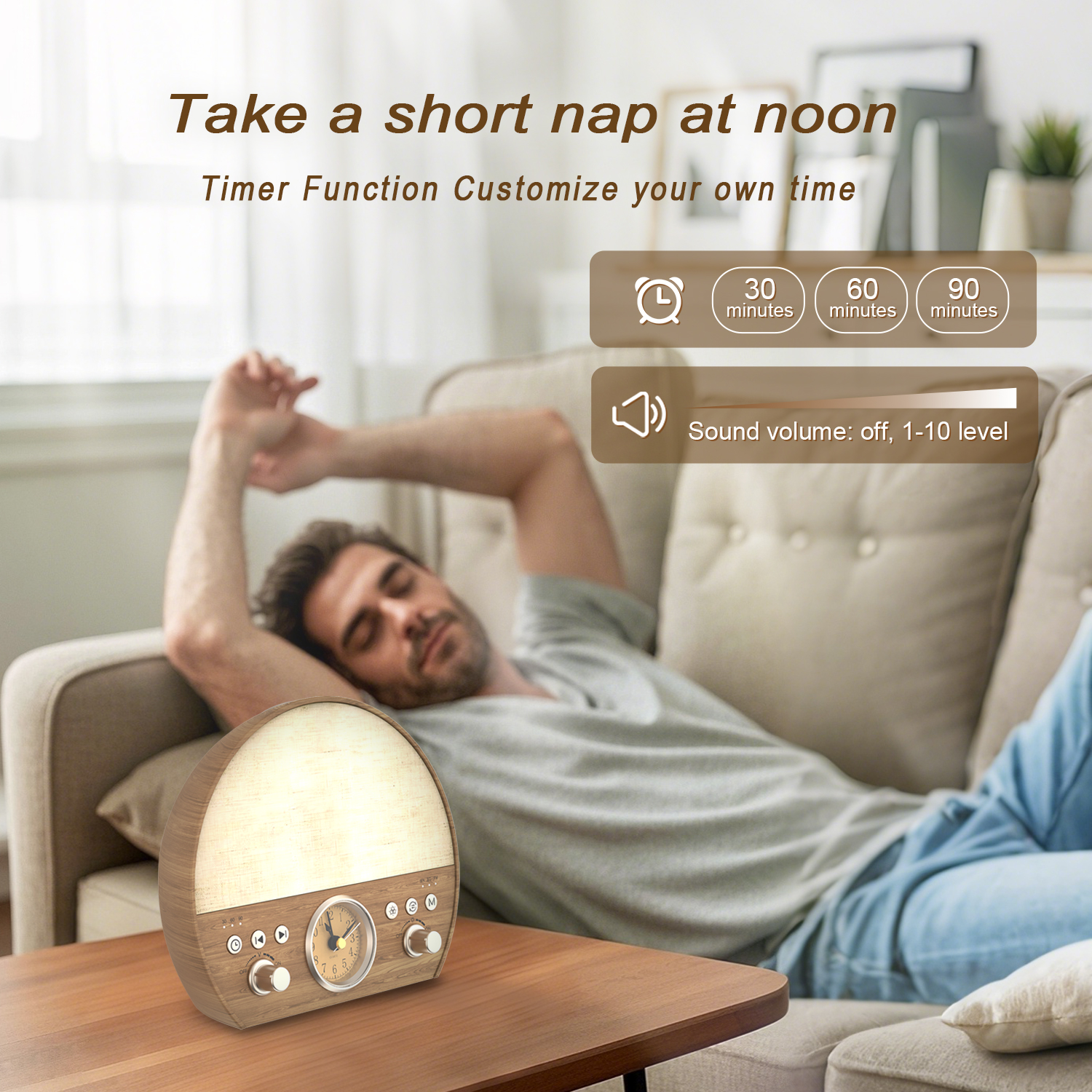 Hi-FiD FM Radio BT Speaker Wake Up Light Alarm Clock for Bedrooms HFD-W28 | Hi-FiD