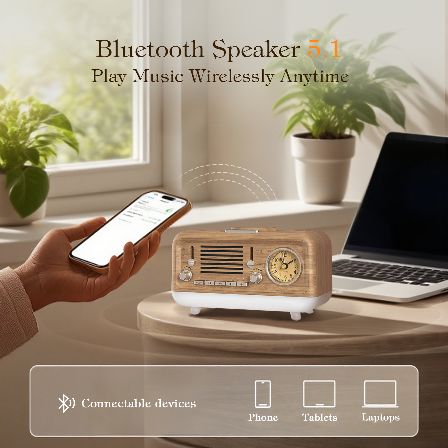 Hi-FiD Multifunctional Smart Sound Machine with FM Radio Wireless ...