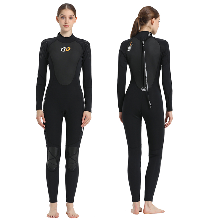 Full Body Neoprene WetSuits Front/Back Zip in Cold Water Full Body Dive ...