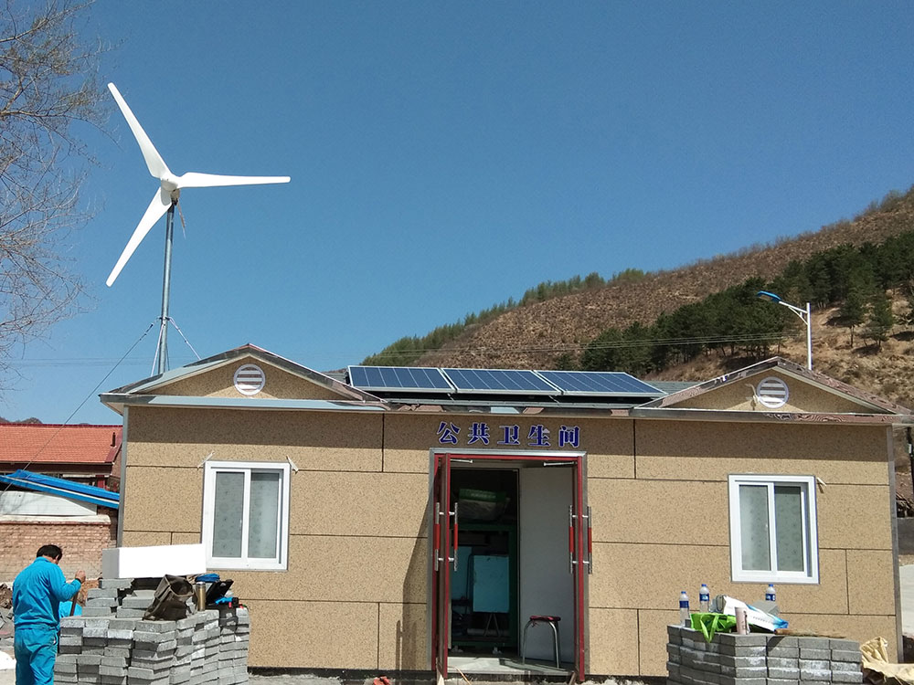 L-type Three-phase AC Permanent Magnet Wind Turbine for Household Park ...