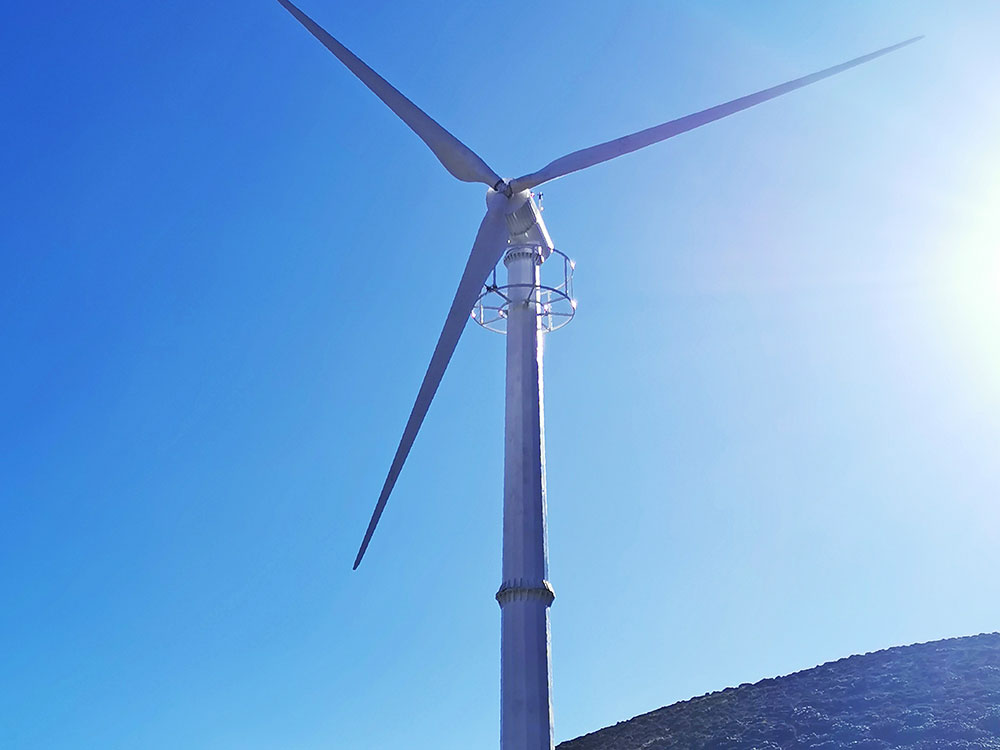 Electric Controlled Horizontal Axis Three Phase Ac Permanent Magnet Wind Turbine Generator For