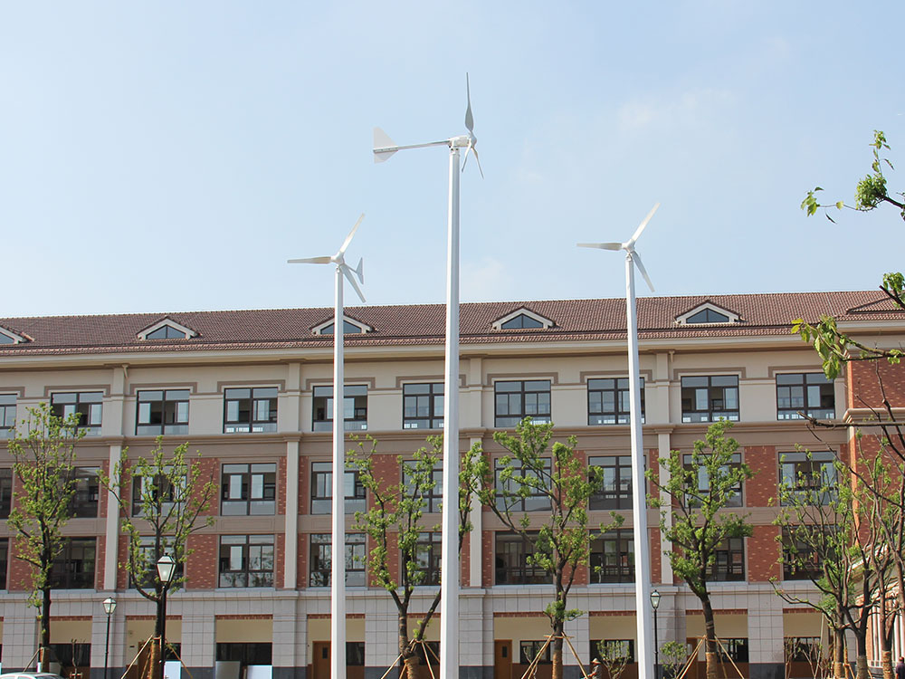 Generator Energi Angin Sumbu Horizontal Rumah Tangga Tipe L 1-3 KW AC ...