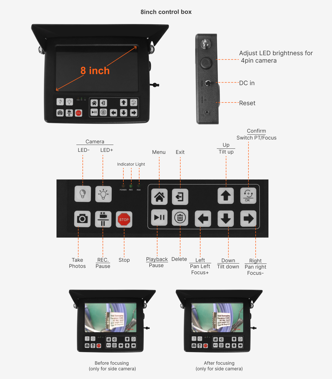 HD Dual Camera Borehole Inspection System - Vicam