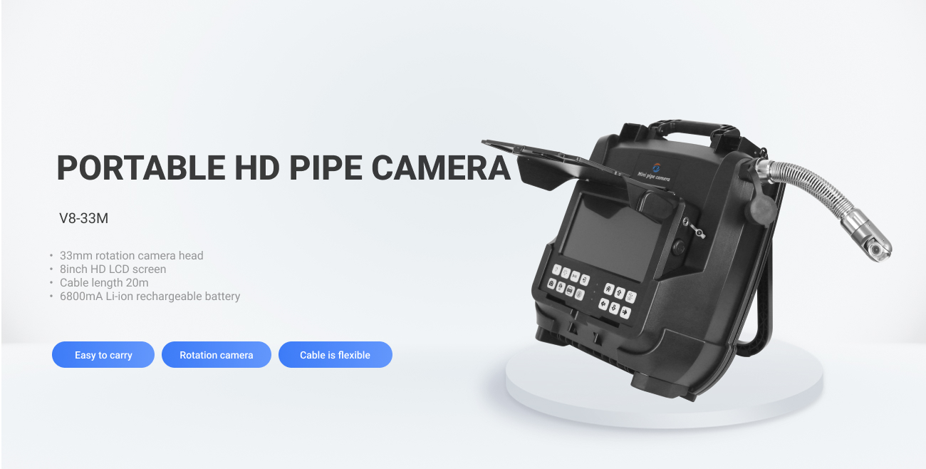 33mm Rotation Camera Portable HD Pipe Inspection Camera - Shenzhen ...