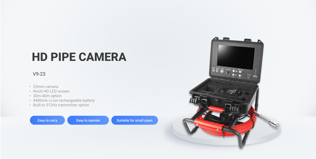 23mm Camera Portable Sewer Video Inspection Camera