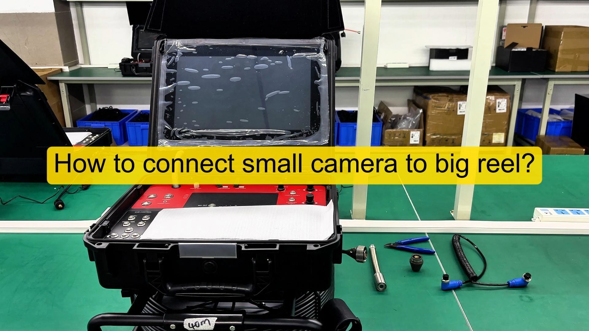 How to Connect an Additional Small Camera to Vicam V13-33PTF Pipe ...