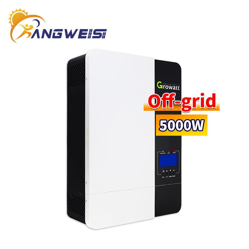 Kangweisi Growatt Inverter Spf 5000es 5000w 3500w 48vdc 5000va 5kw Wifi