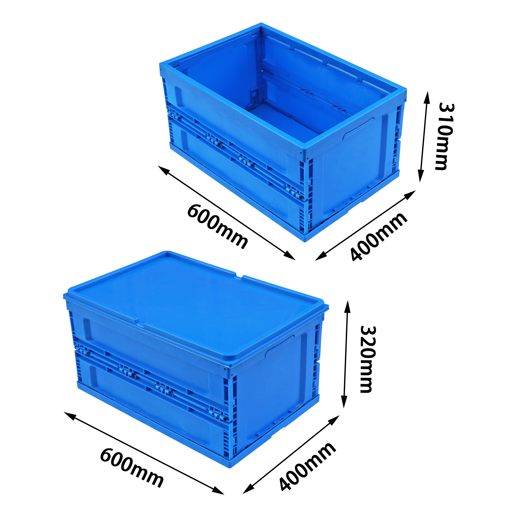 Square Plastic Bin | How We Make the Foldable Box