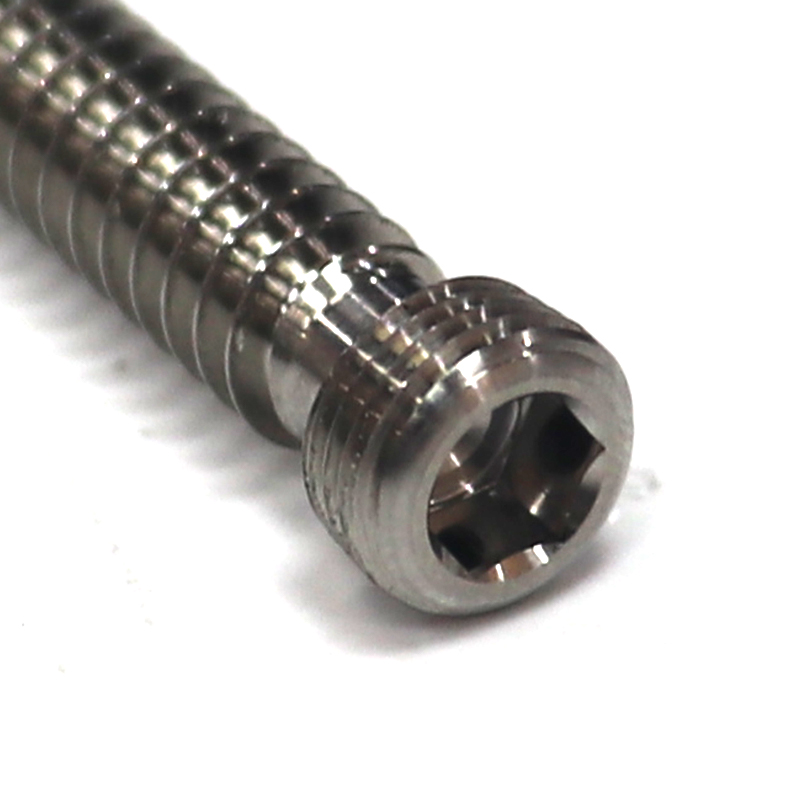CNC Titanium Bone Screws Medical Parts Manufacturing | Ruixing