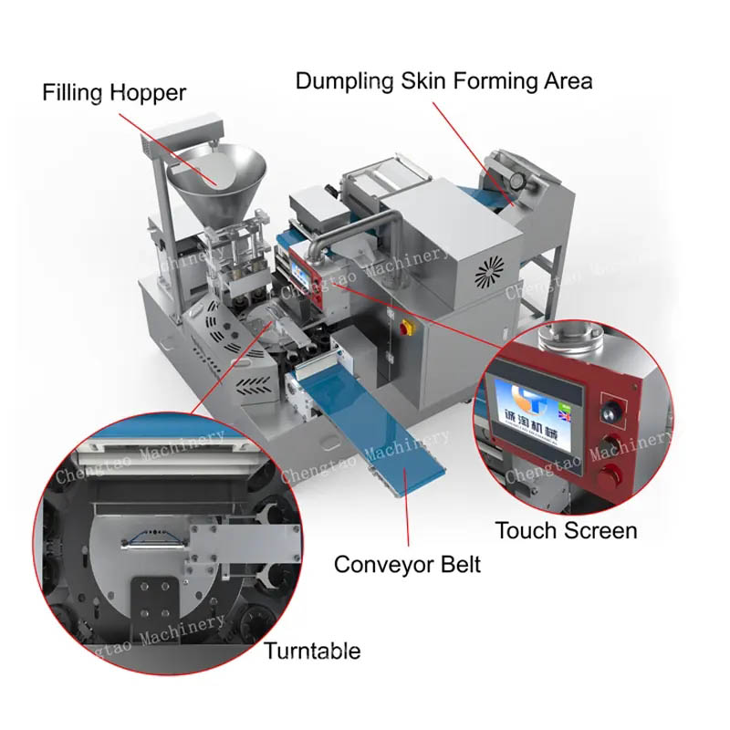 Chengtao Machinery Automatic Dumpling Making Machines St-780 | Chengtao ...