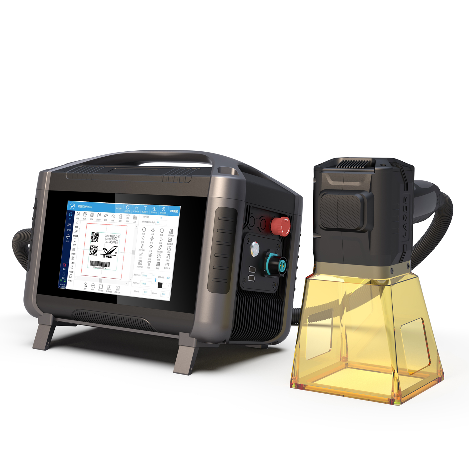 Fiber Laser Engraver Handheld Laser Marking Machine Portable Laser ...