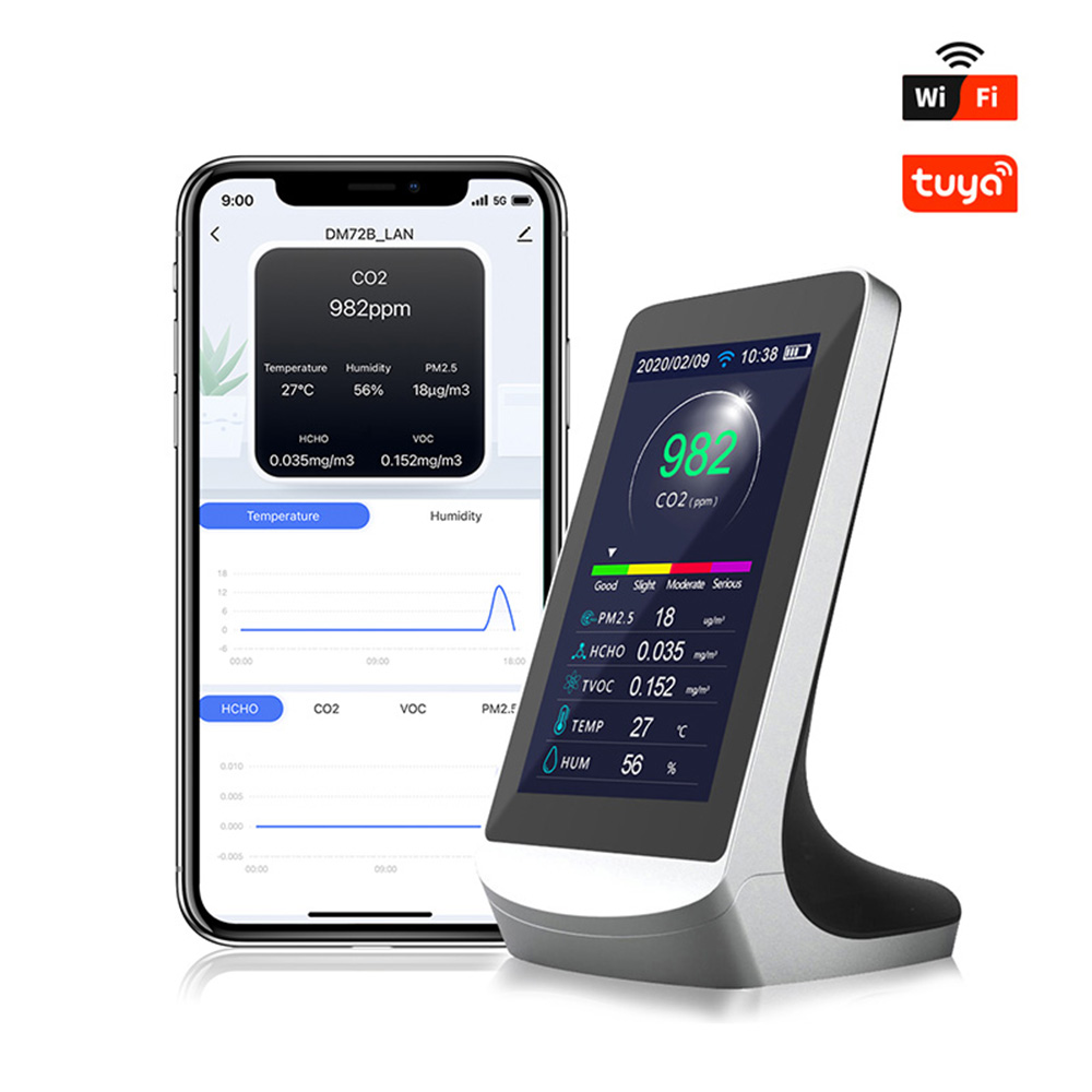 Dienmern DM72B-WIFI The multifunctional detector can connect to intelligent WiFi to accurately ...