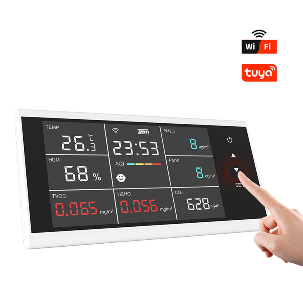 Dienmern DM155C-WIFI Touch screen Multi-function Air quality monitor ...