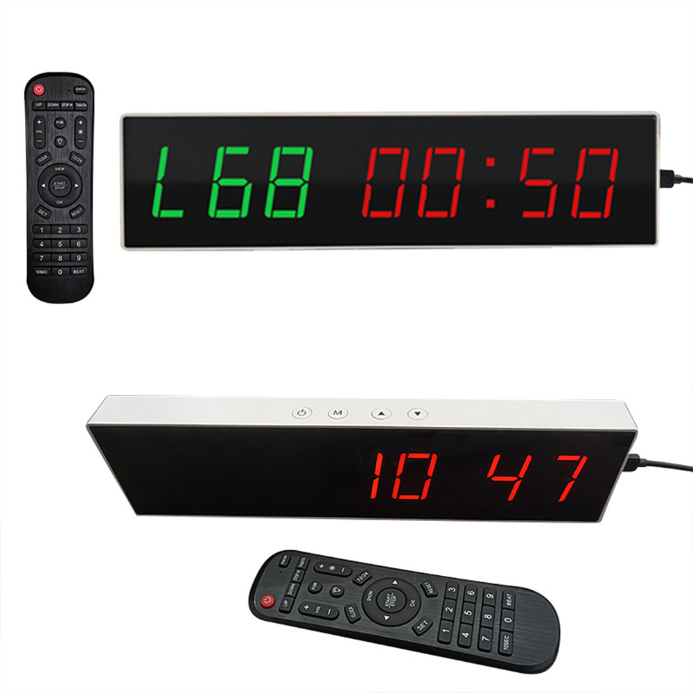 Dienmern DM237 Digital Interval Timer for CLOCK,FGB,TABATA,HIIT,BOXING ...
