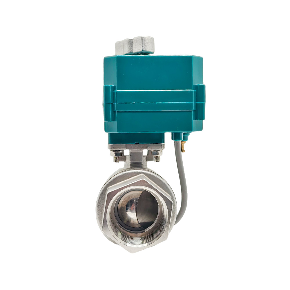 CTF-001 Super Small with High Torque motorized ball valve Stainless ...
