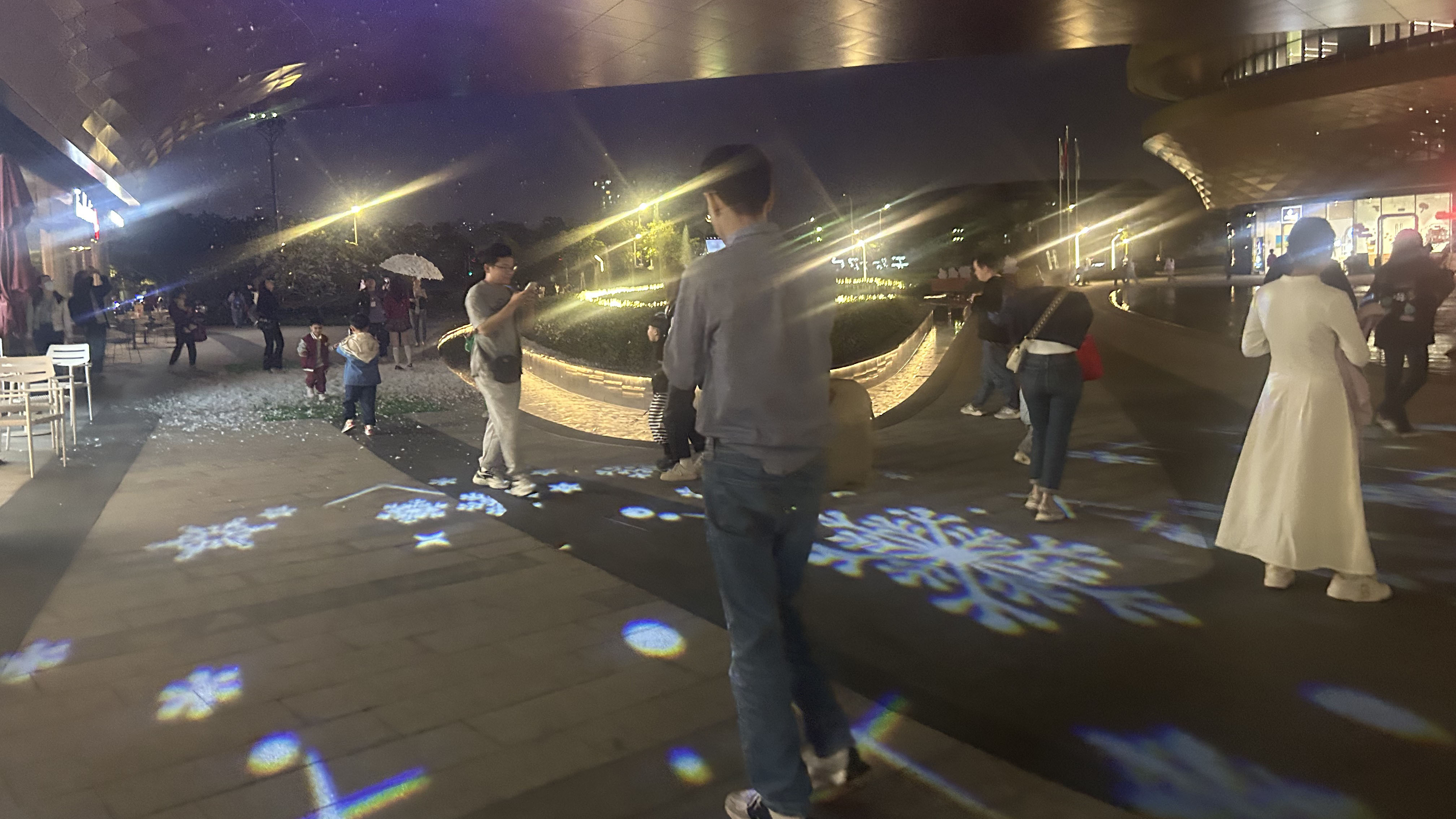 Experience the Magic with Our High-Power Floating Snowflake Projector ...