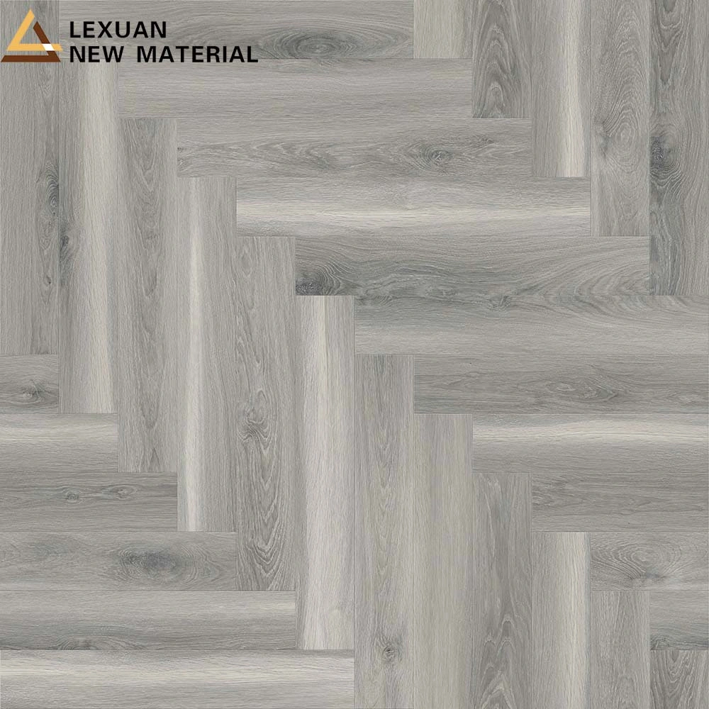 Tile PVC Floor Modern Unilin Click Lock Lvt Herringbone Design PVC Tile ...