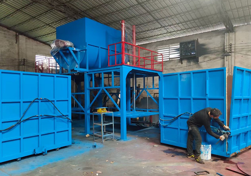 Rebonded Foam Machine, Semi-Automatic Batch Foam Machine and Foam ...