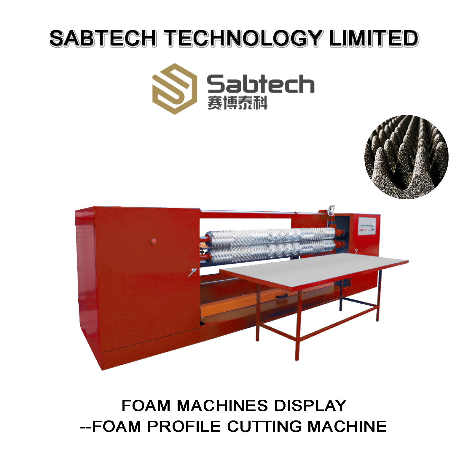 Foam Profile Cutting Machine Factory | Sabtech