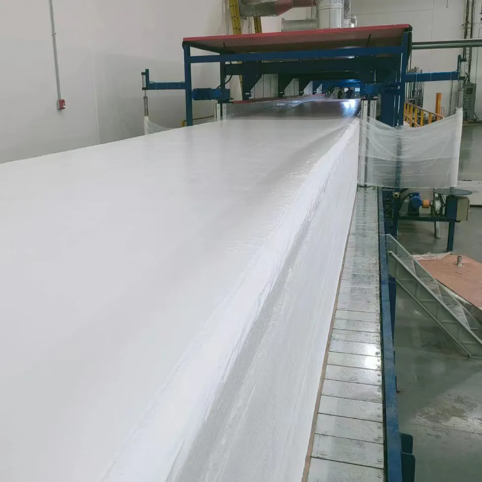 Sponge Slabstock Foaming Machine-Overflow Trough Floating Cover Press ...