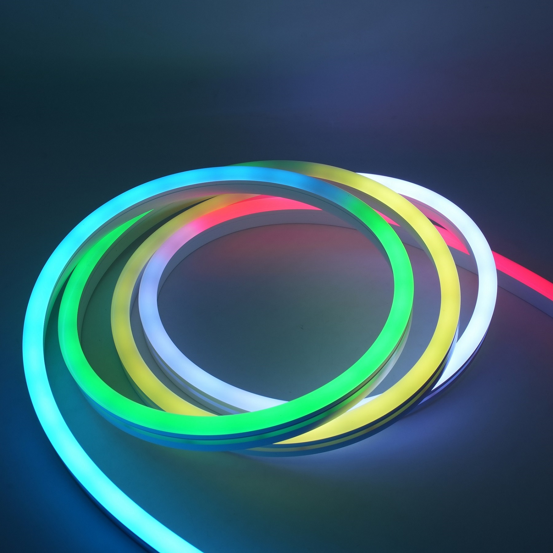 Waterproof 12V LED Neon Strip - 90LEDs/m Flexible Home Decoration - SENSELED