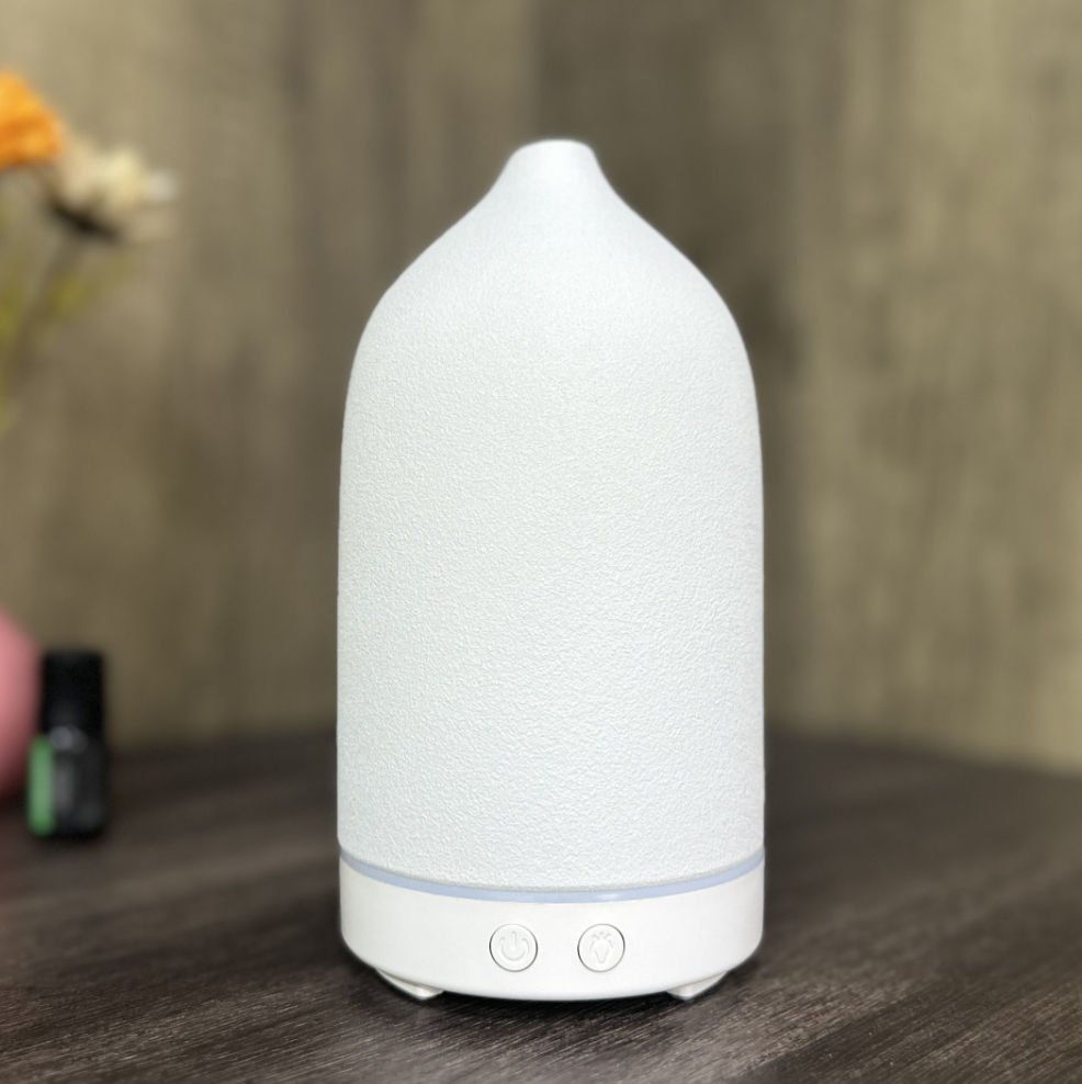 100ml Classic Essential Oil Ceramic Diffuser Home Ultrasonic Electric Air Humidifier Room Stone ...