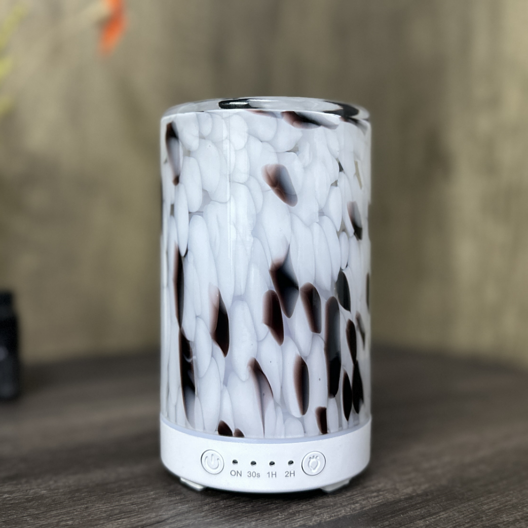 Glass MOCHA Essential Oil Electric Aromatherapy Diffuser Ultrasonic Air ...