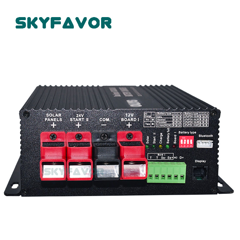 12V DC-DC Batterieladegerät 12V 60A und Solar 30A MPPT Dual Input RV ...