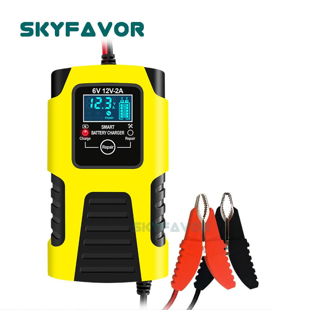 Most Selling 6 Volt Battery Charger 6V 12V 2A Universal Automatic Deep ...