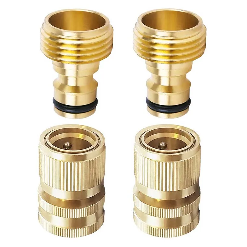 Factory Garden Hose Quick Connector Brass Faucets Water Hose Fitting ...