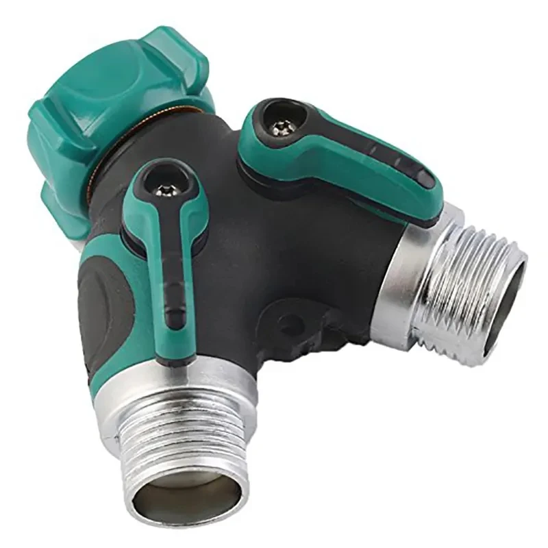 Heavy Duty Y 4 3 Way Water Garden Hose Splitter 2 Way Connector Hose ...
