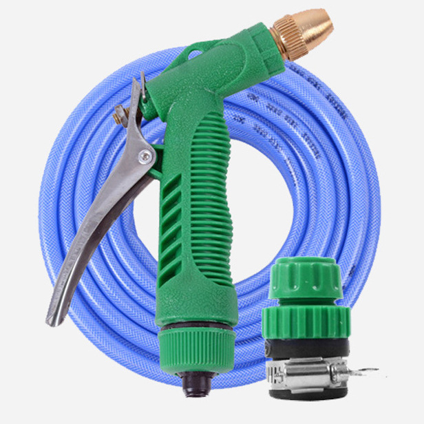 Outdoor Pvc Water Hose with Car Wash Spray Gun High Pressure Kit Pvc ...
