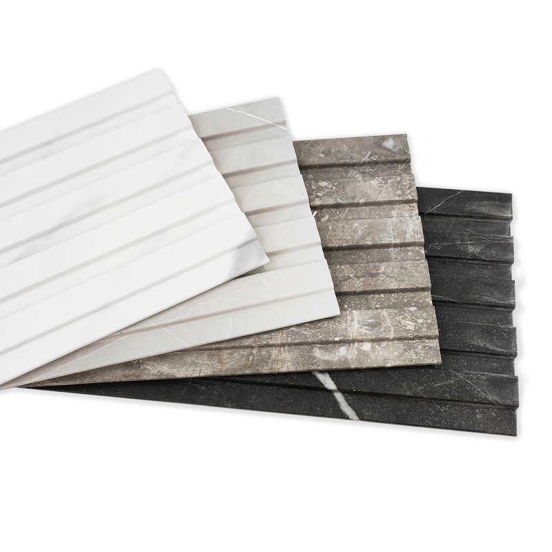 Waterproof Interior Cladding Wood Composite 3d Textured Wall Tiles Wpc ...
