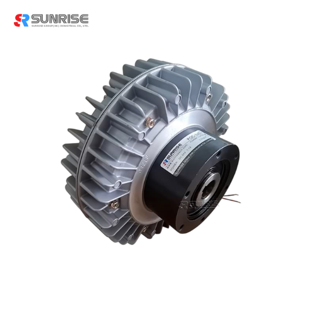 Hollow shaft high radiation type powder clutch POC