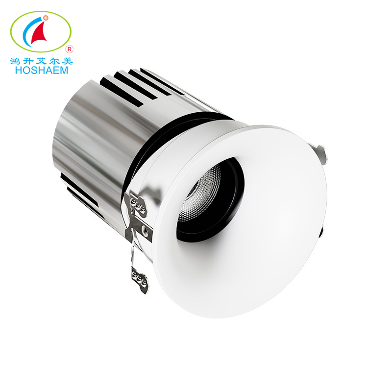 Hongsheng HOSHAEM Invisible Frameless Spotlight Recessed Cob Downlight ...