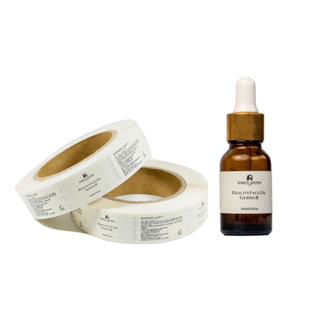 Custom Printed Cosmetic Logo Sticker Waterproof Self Adhesive Vinyl ...