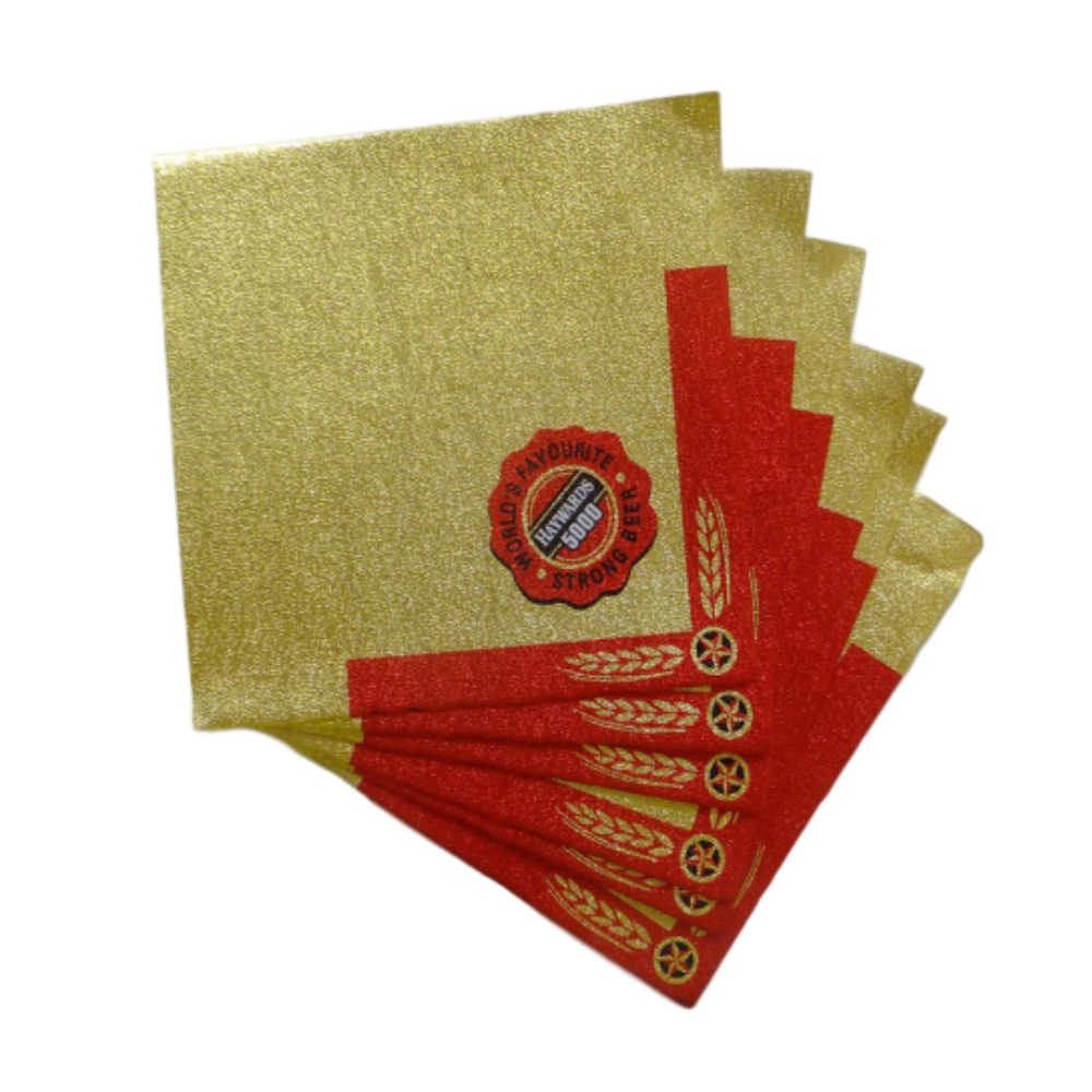 Custom Liquor Bottle Labels Aluminium Foil Beer Neck Bottle Label